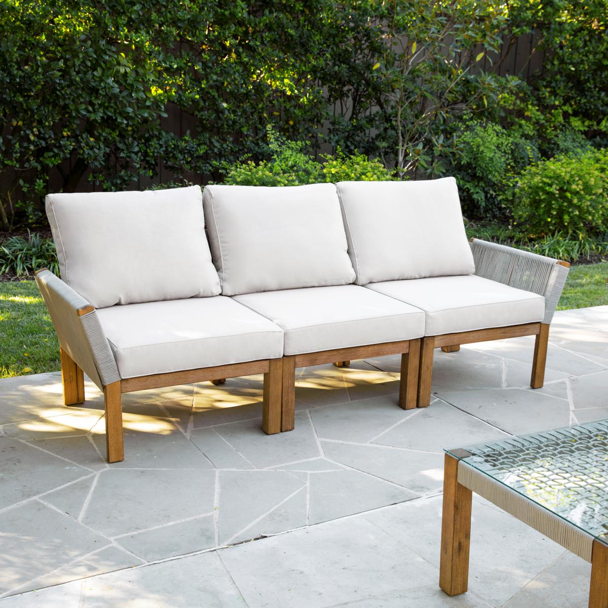 Southern Enterprises Brendina Outdoor 3-Seater Sofa | HSN