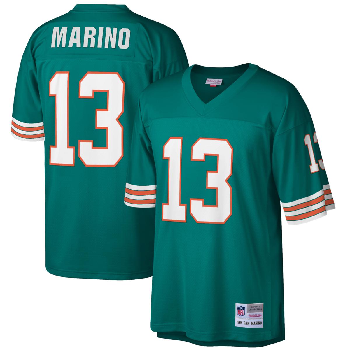 Officially Licensed NFL Mitchell & Ness Marino 1984 Retired - Dolphins ...