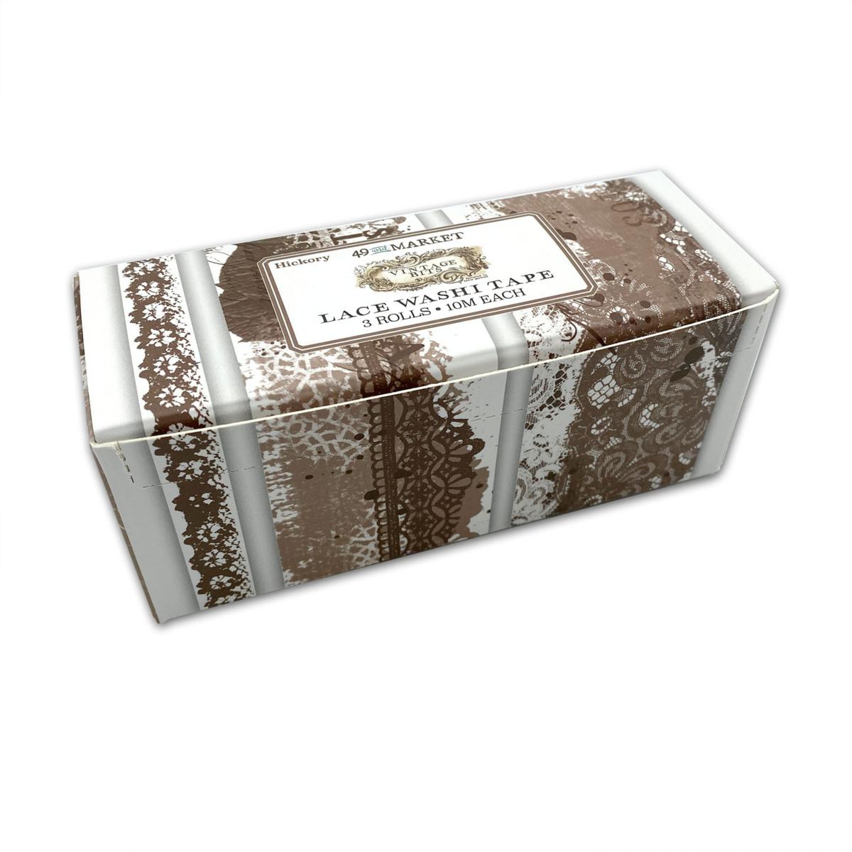 49 And Market Vintage Bits Lace Washi Tape Set 3/Pkg-Hickory - 21872438 ...