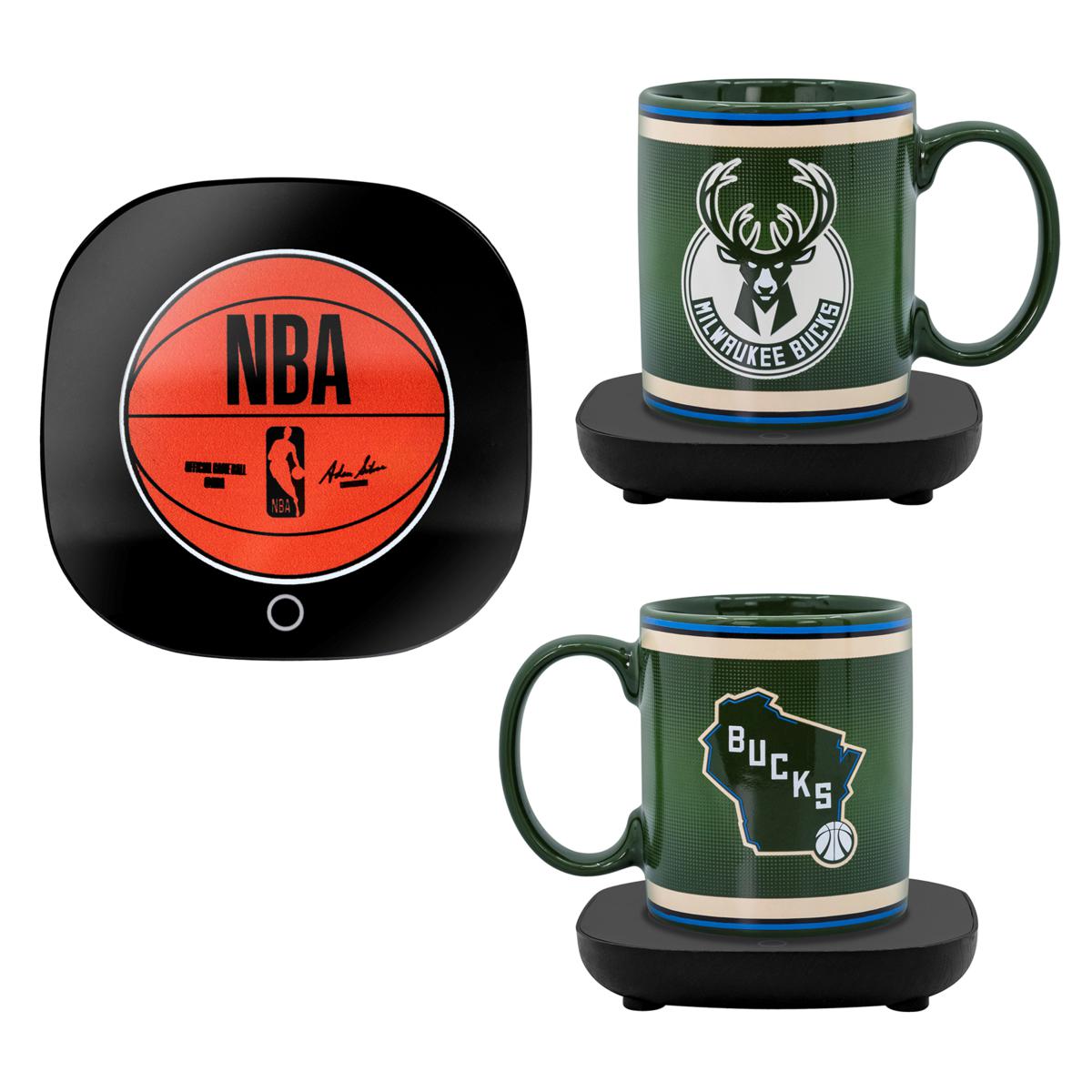 Uncanny Brands NBA Logo Mug Warmer with Mug - 10090208 | HSN