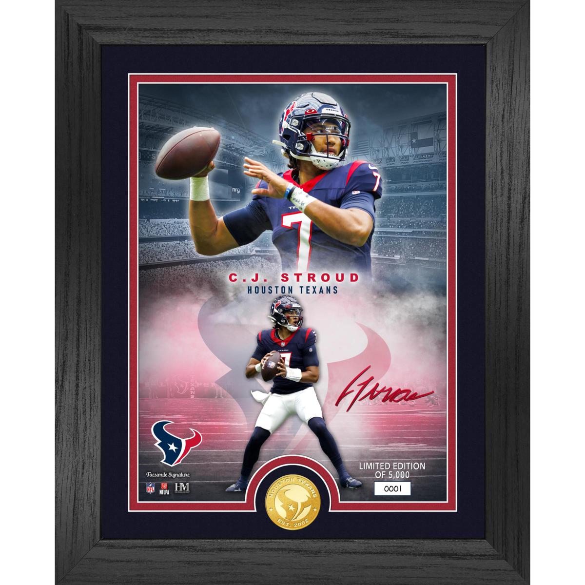 Officially Licensed C.J. Stroud NFL Legends Bronze Coin Photo Mint | HSN