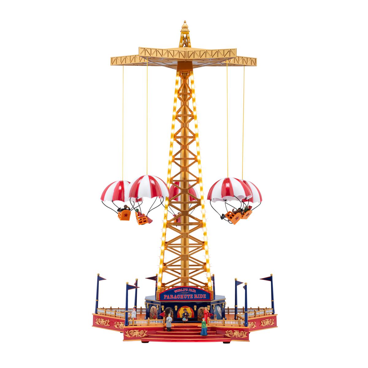 Mr. Christmas Animated and Musical World's Fair Parachute Ride | HSN