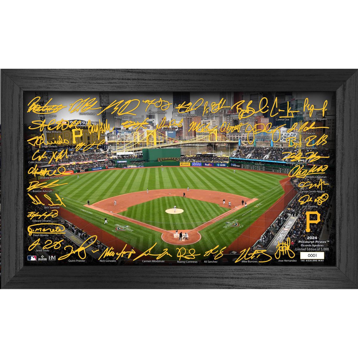 Officially Licensed MLB/MLBPA Pittsburgh Pirates 2024 Signature Field ...