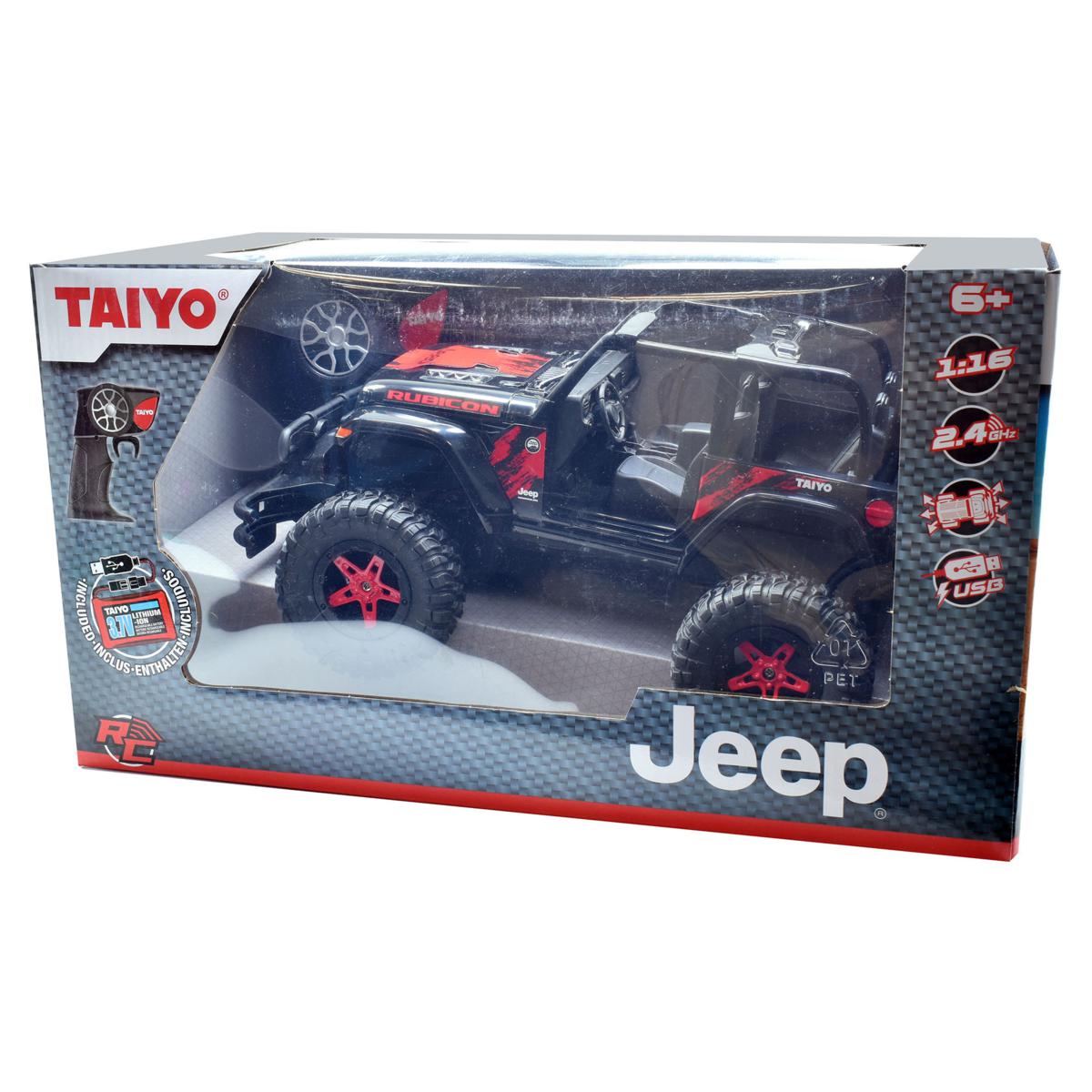 Toy Shock Remote Control 2 Door Jeep Wrangler Rubicon 1:16 Scale ...