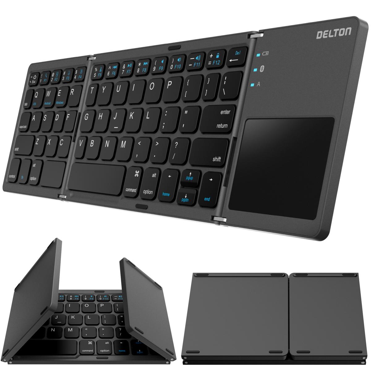 Delton KB75 Portable Foldable Keyboard for PC/Tablets/Phone/TV | HSN