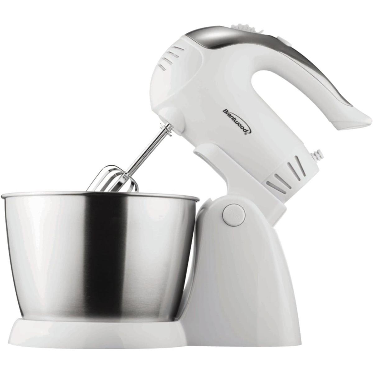 Brentwood 5-Speed Stand Mixer w/ Stainless Steel Bowl - SM1152 | HSN