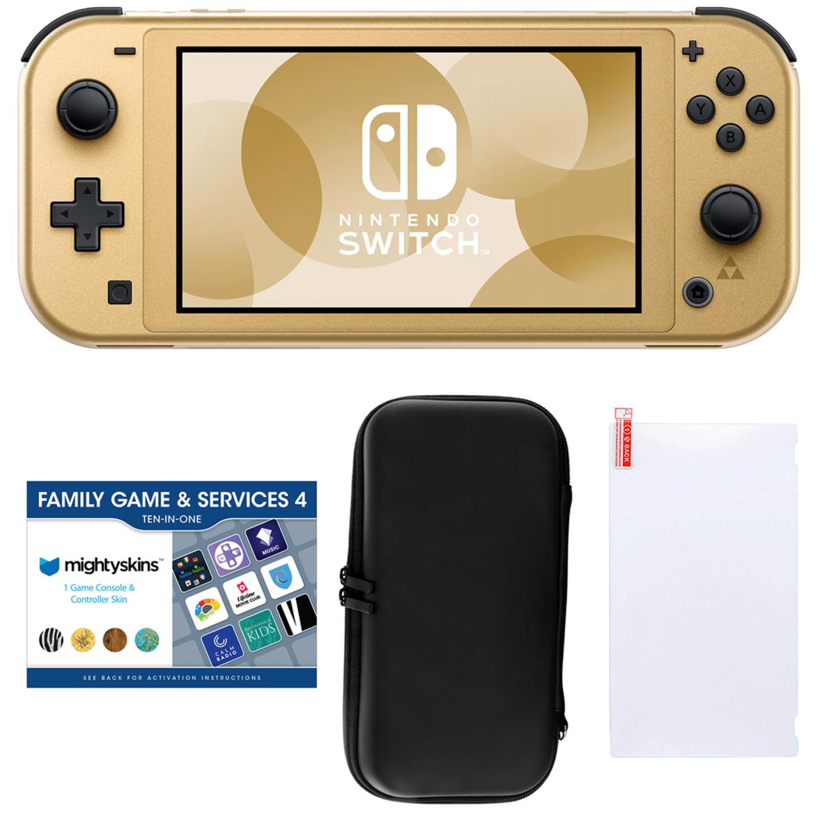 Nintendo Switch Lite Hyrule Console with Accessories and Voucher | HSN