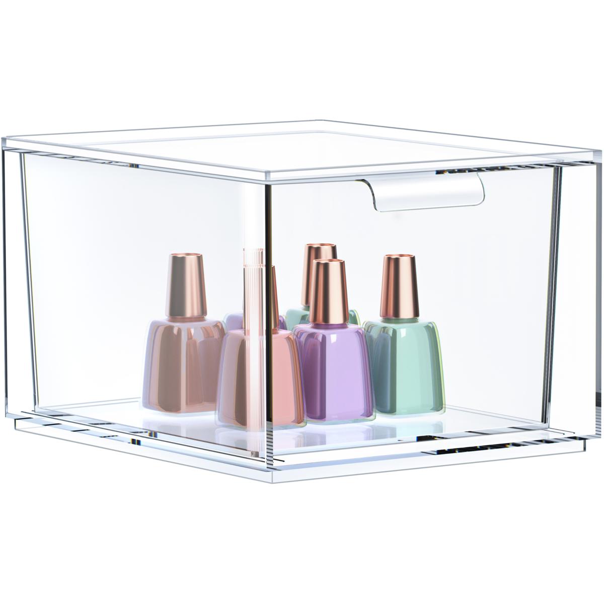 Sorbus Clear Stackable Makeup Organizer | HSN