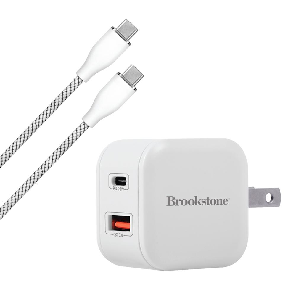 Brookstone PD 20W Fast Charger Kit | HSN