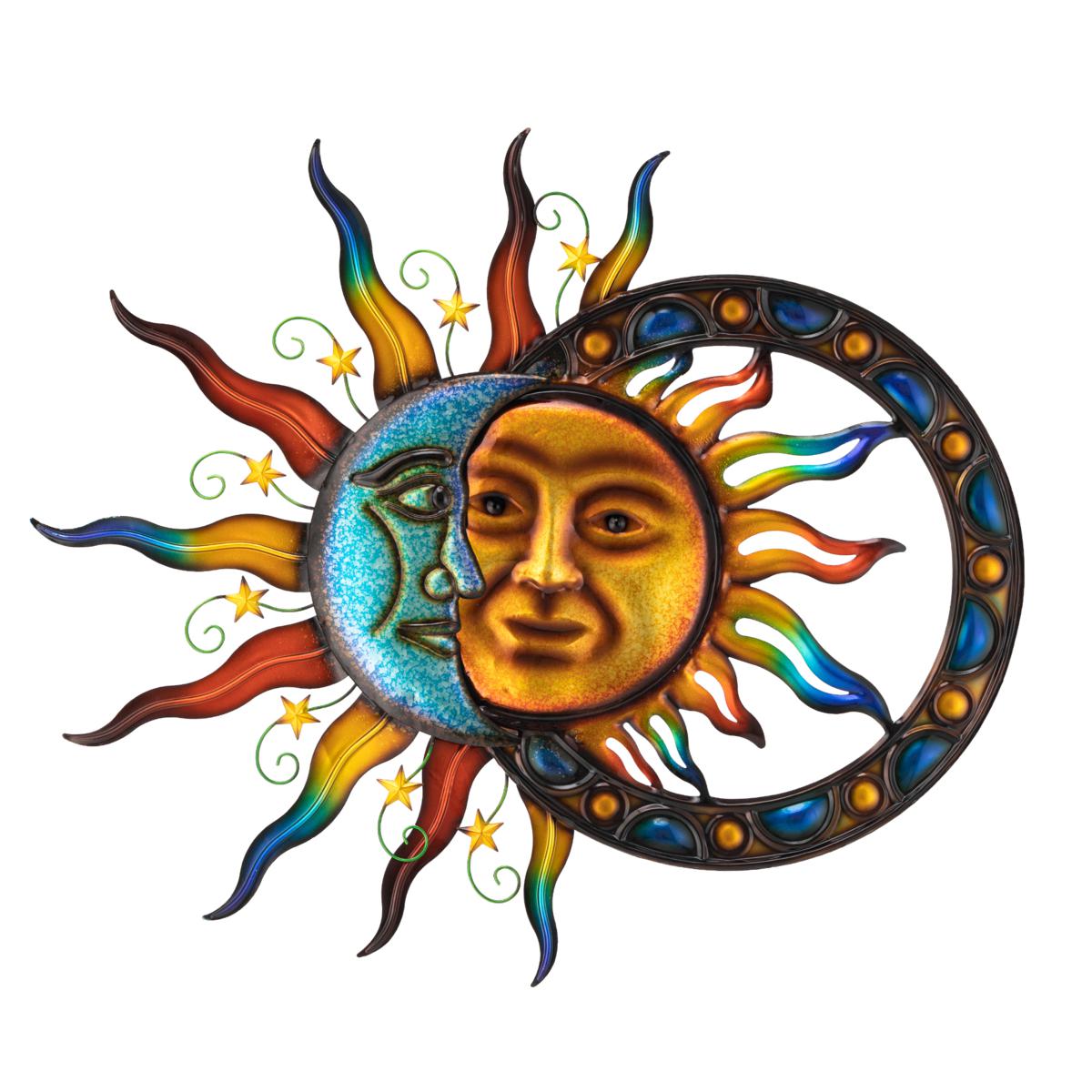 Glitzhome Metal Sun and Moon Wall Décor | HSN