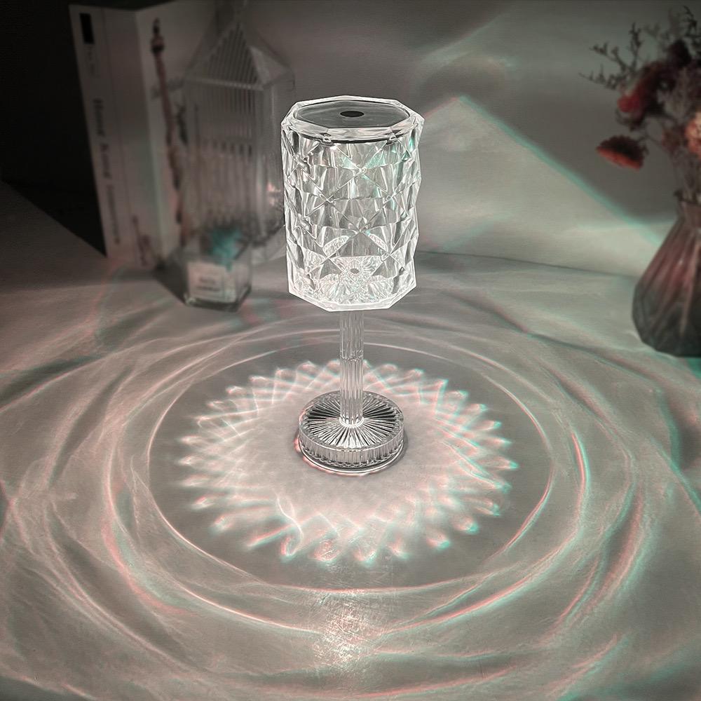 LAX Gadgets LED Crystal RGB Touch Control Modern Lamp - 23613527 | HSN