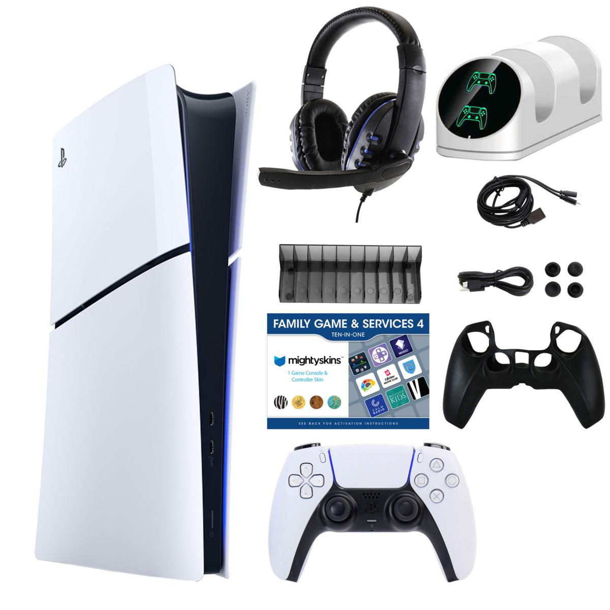 PS5 Slim Digital Console with Accessories Kit and Voucher | HSN