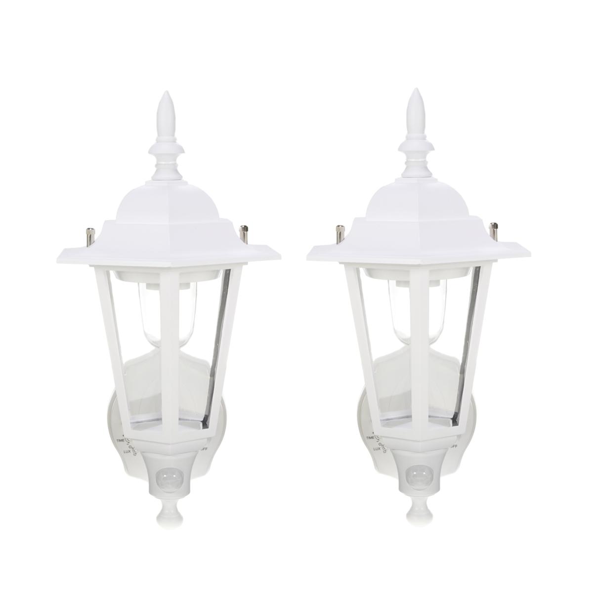 Maxsa Battery-Powered Motion-Activated Outdoor LED Wall Sconce 2-pack | HSN
