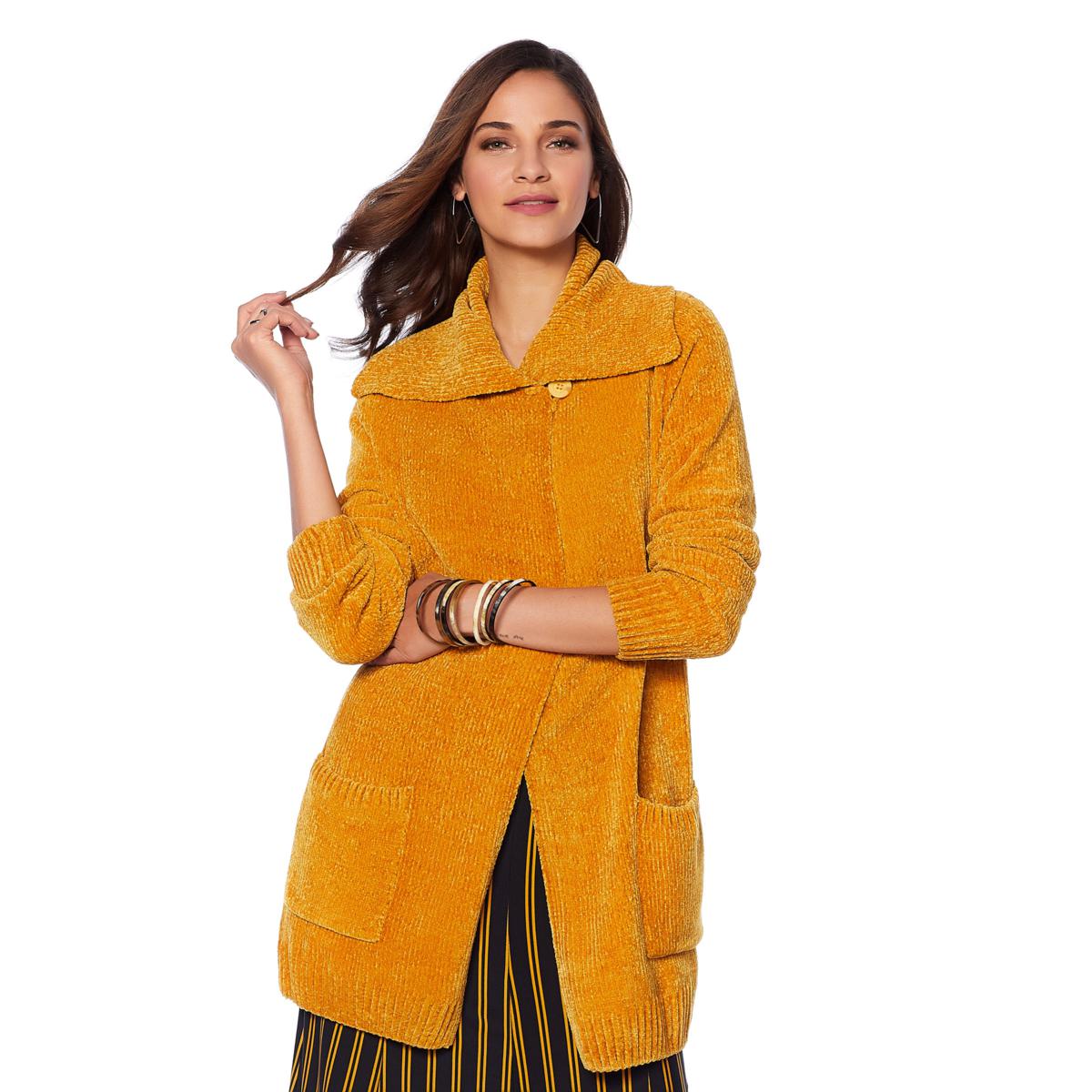 Antthony "Timeless Textures" Chenille Cardigan | HSN