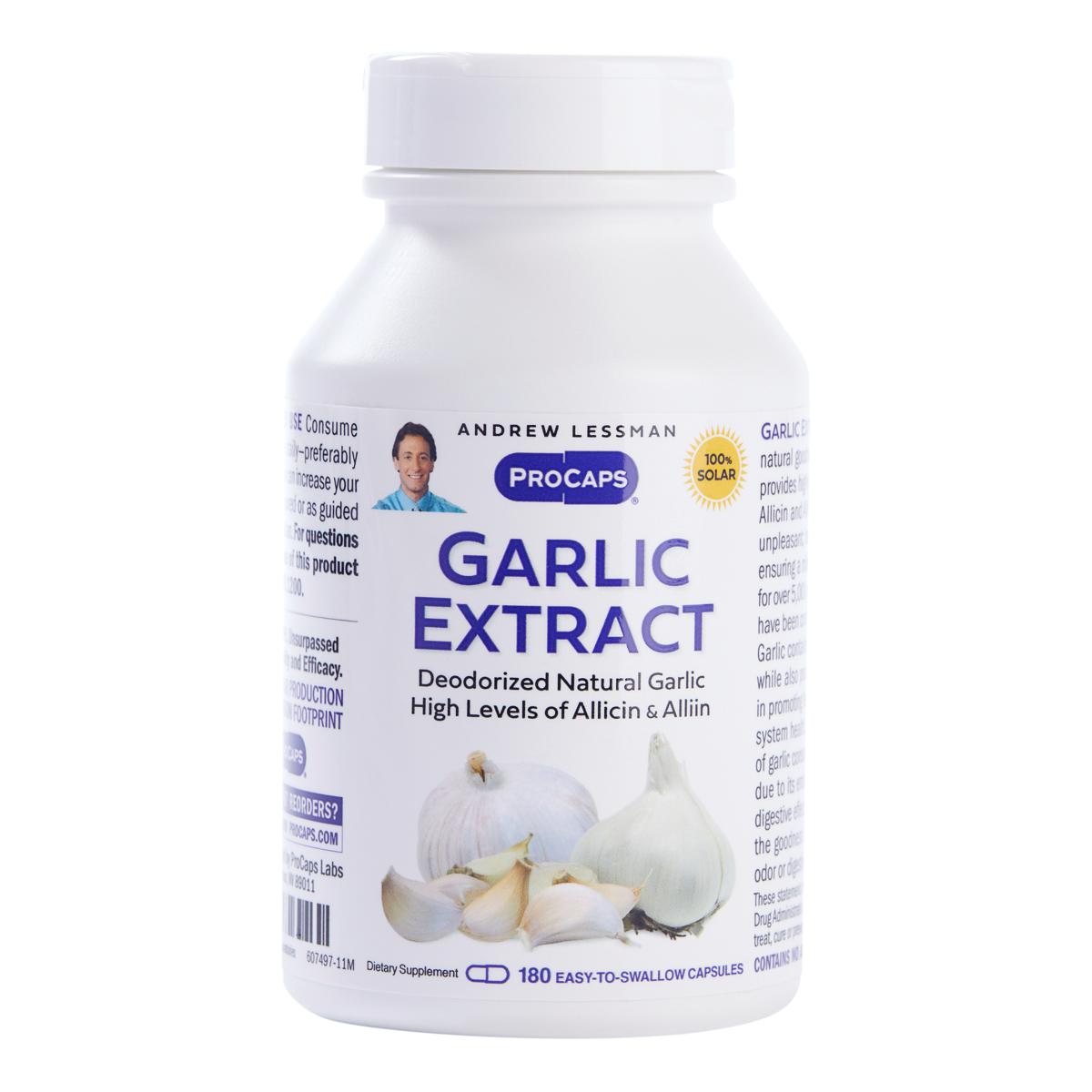 Andrew Lessman Garlic Extract - 180 Capsules | HSN