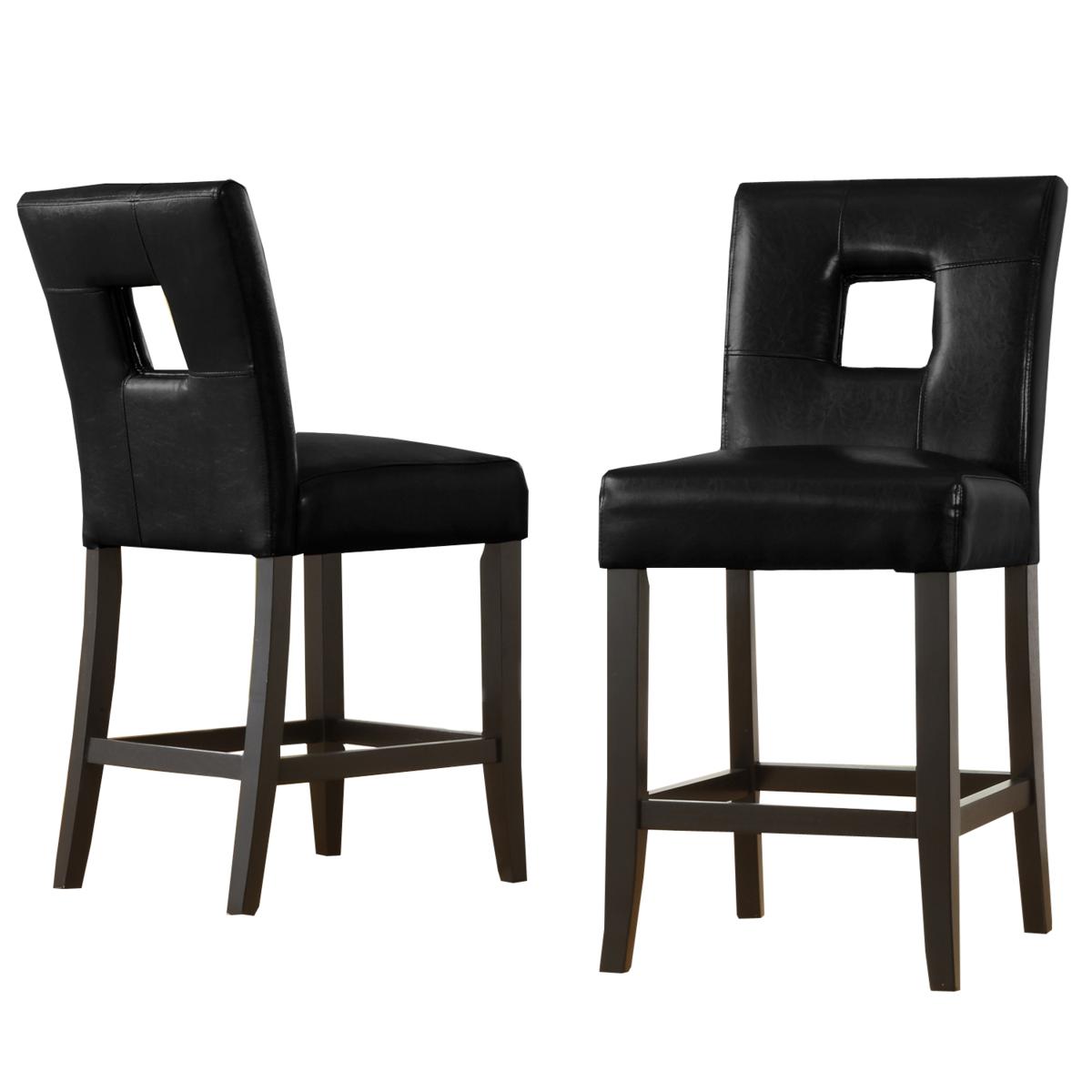 Home Origin Look Out Squared Back Counter-Height Chairs - Set of 2 ...