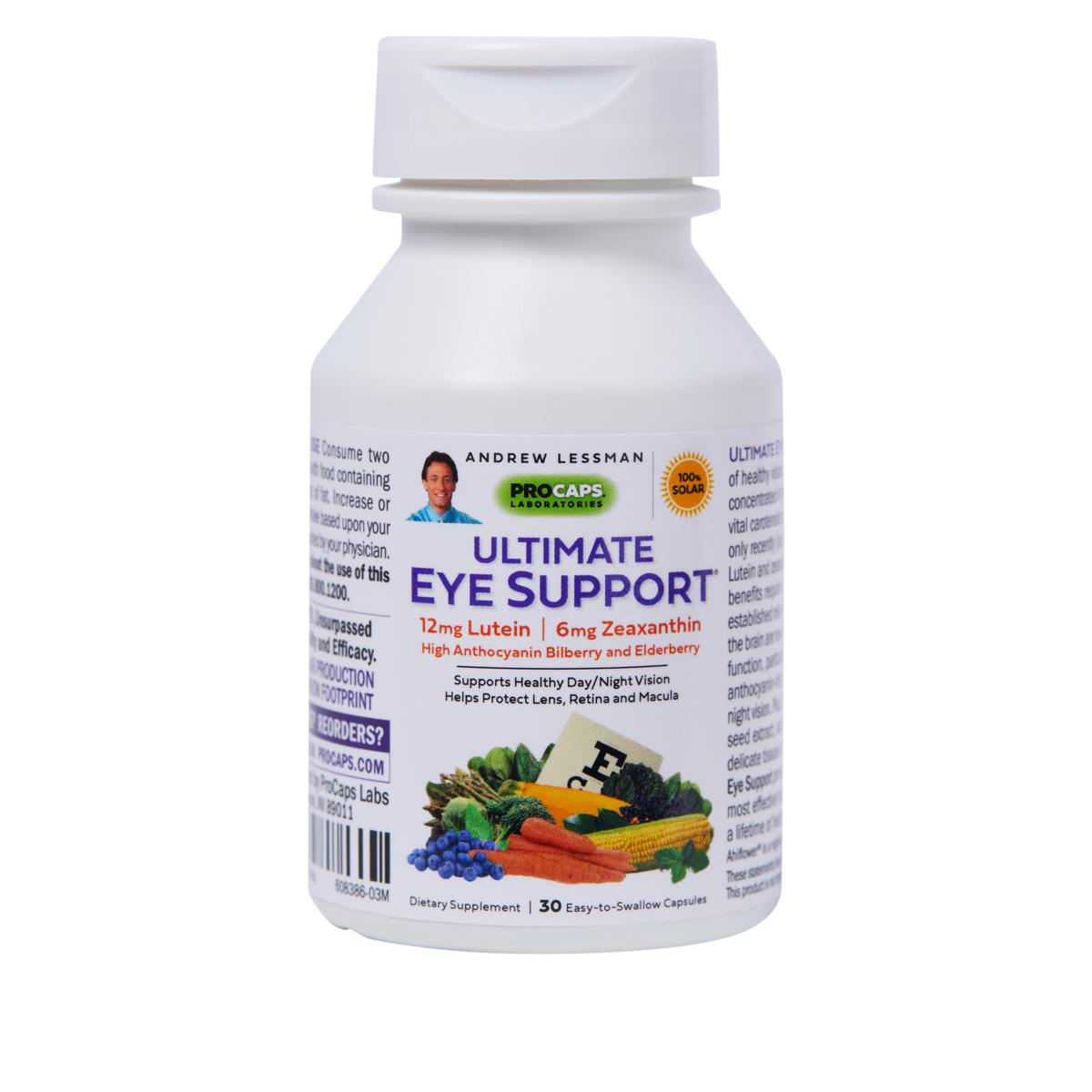 Andrew Lessman Ultimate Eye Support - 30 Capsules | HSN