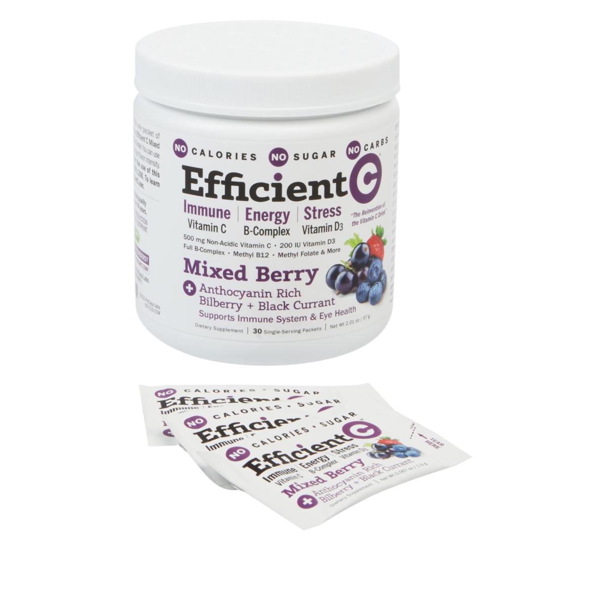 Efficient-C Mixed Berry - 30 Packets - 20264152 | HSN