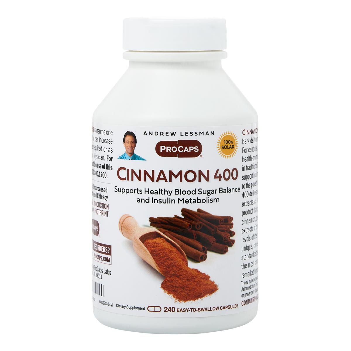 Andrew Lessman Cinnamon-400 - 240 Capsules | HSN
