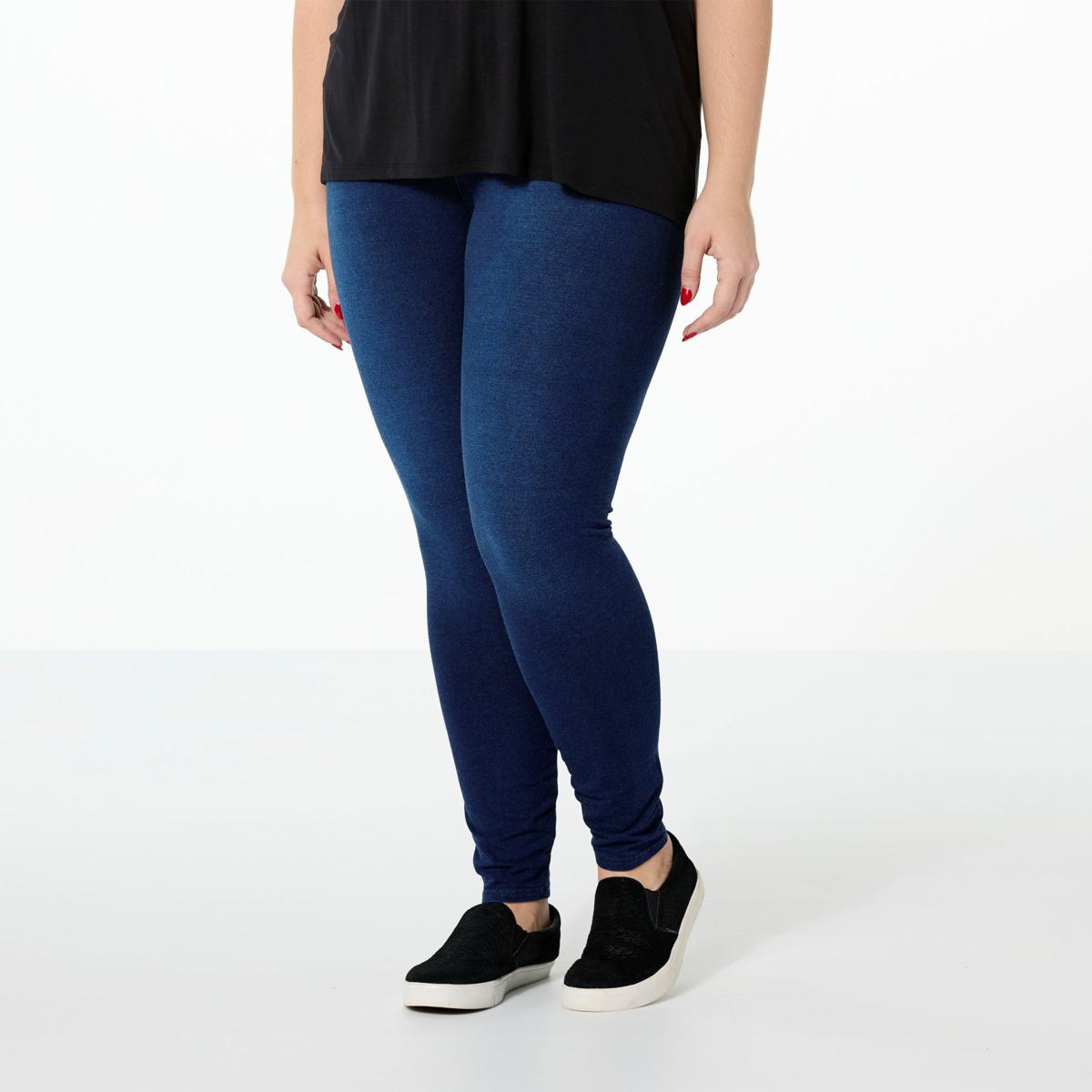 HUE High-Waist Game Changing Denim Legging | HSN