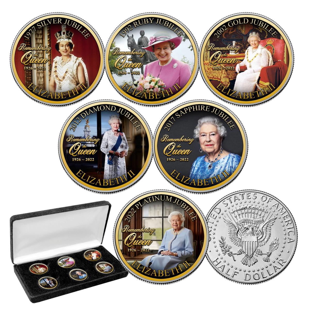 Queen Elizabeth II 6-Coin Jubilee Celebration Set - 20711012 | HSN