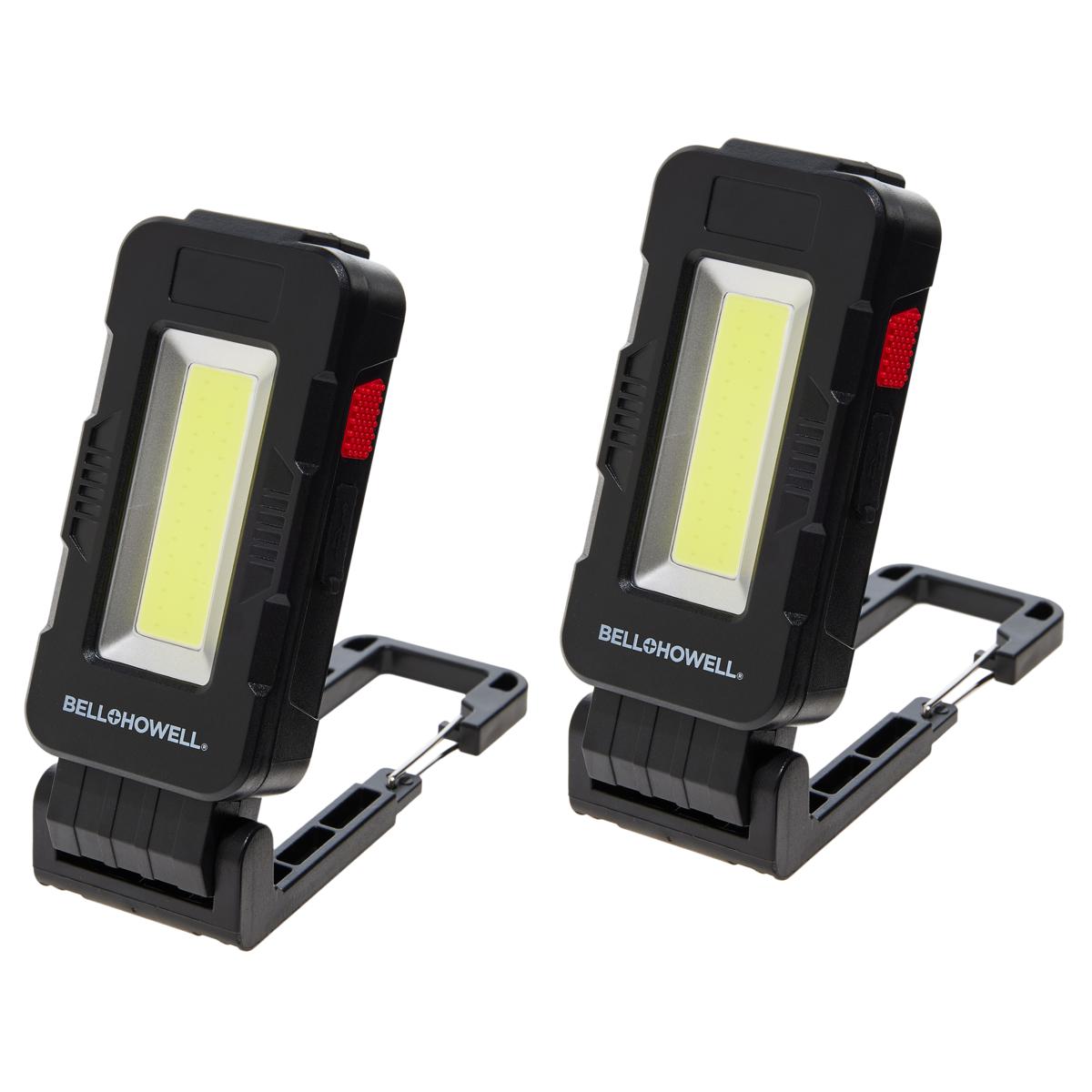 Bell + Howell Rechargeable Worklight with Clip - 2-pack | HSN