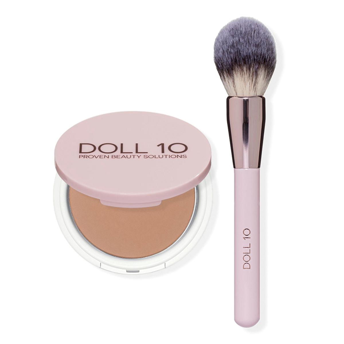 Doll 10 Doll Skin Perfecting Finishing Powder with Brush | HSN
