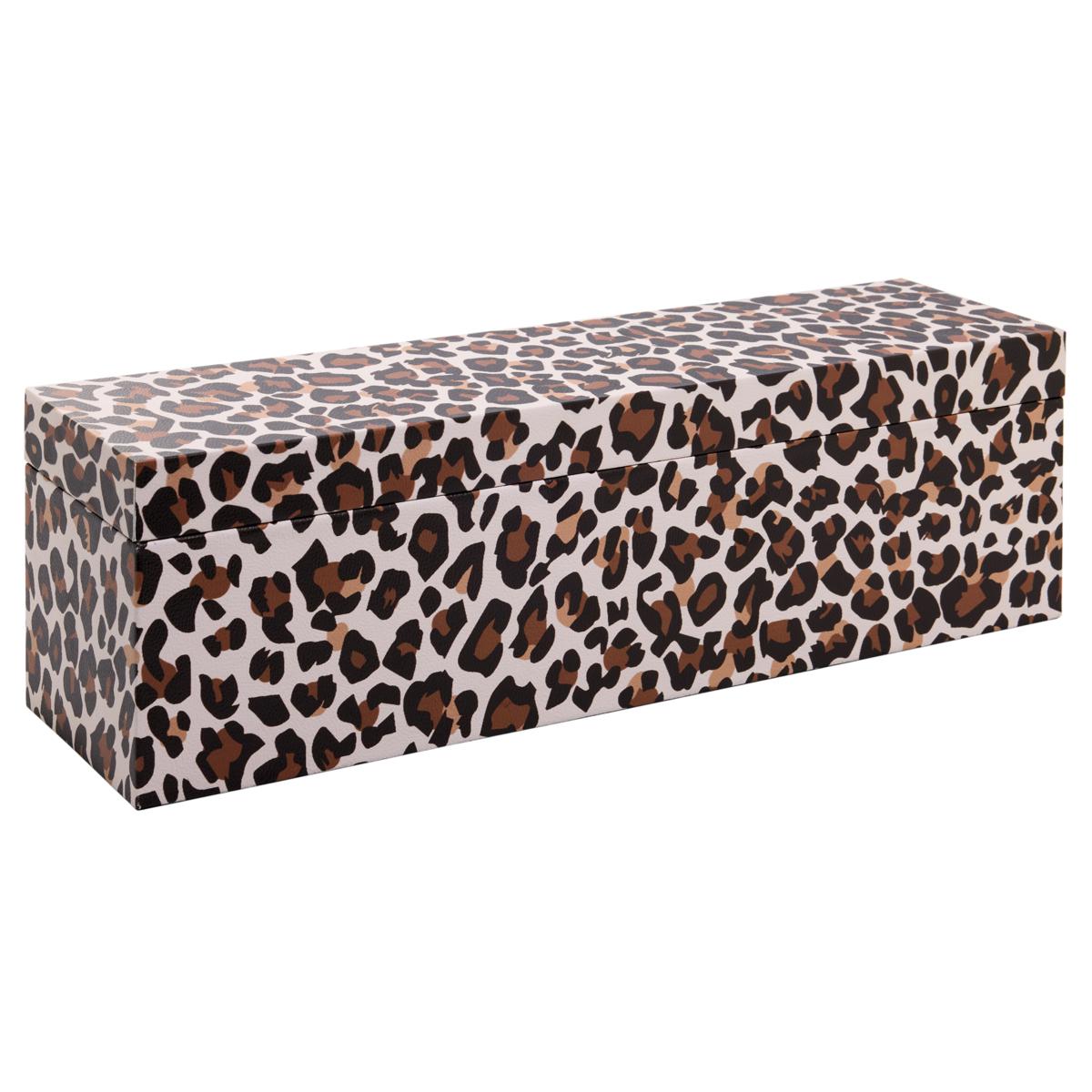 South Street Loft 18.5" Leopard Storage Box - 21242658 | HSN