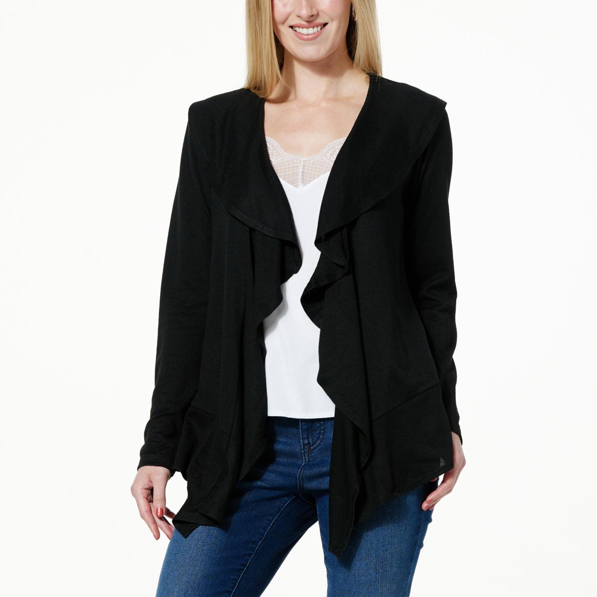 Colleen Lopez Cascading Ruffle Cardigan - 21626354 | HSN