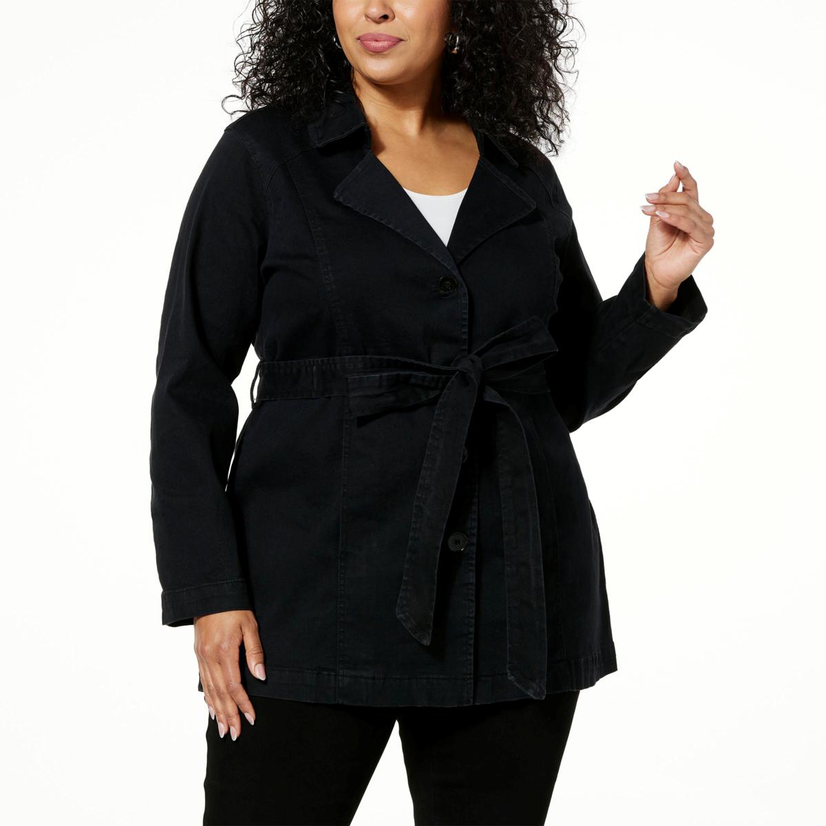 DG2 by Diane Gilman New Classic Stretch Denim City Jacket - 21644555 | HSN