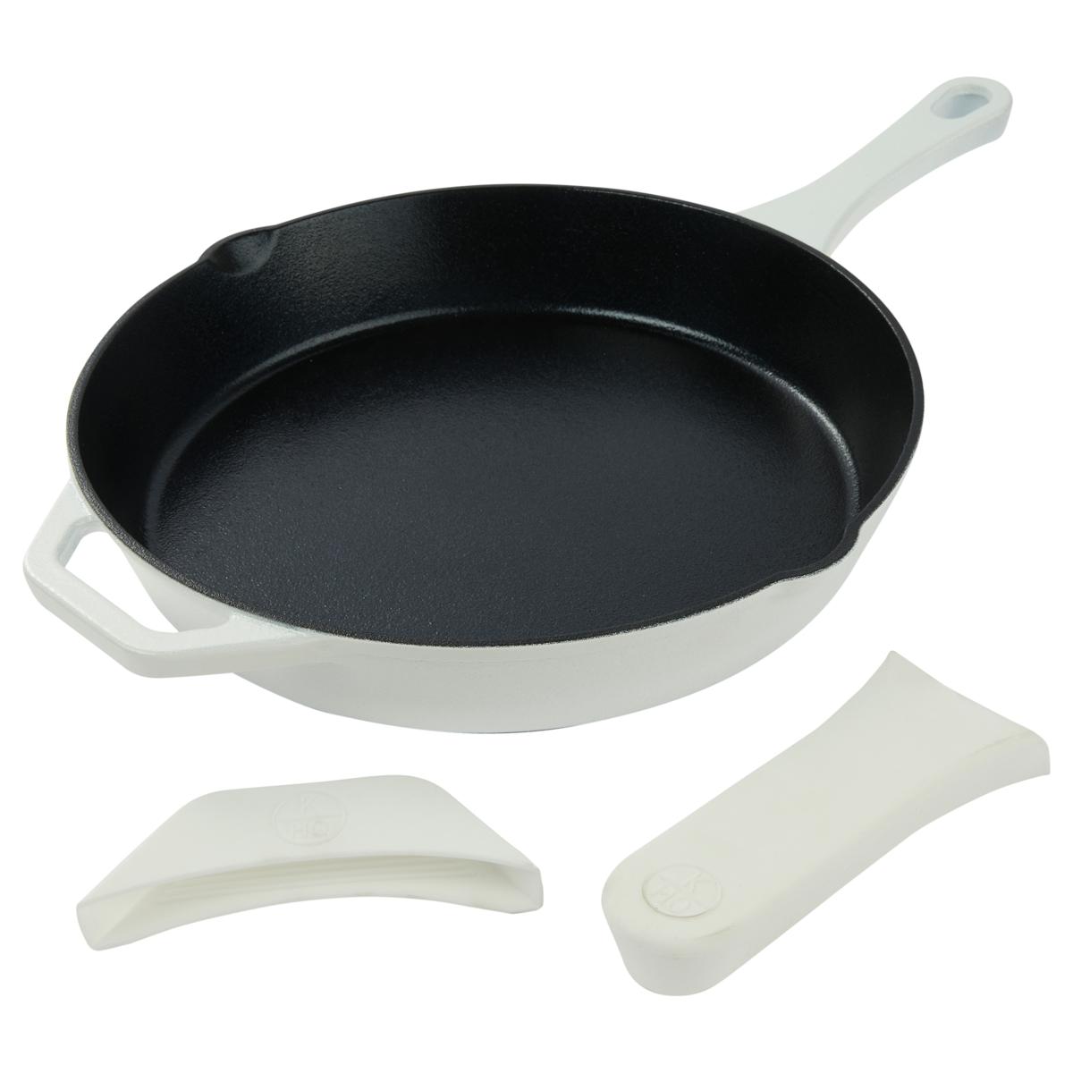Kitchen HQ Diamond-Infused Ceramic Nonstick Cast Iron 12" Skillet ...