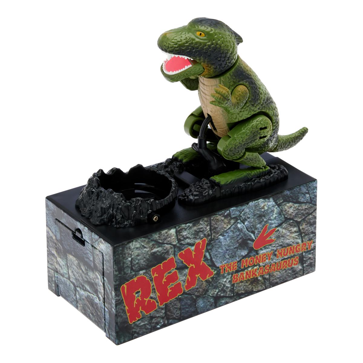 Leading Edge Battery Operated Toy Coin Dinosaur Bank | HSN