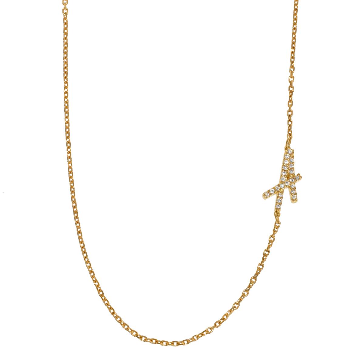 "As Is" Radiance by Absolute™ x Katharine McPhee Initial Necklace | HSN