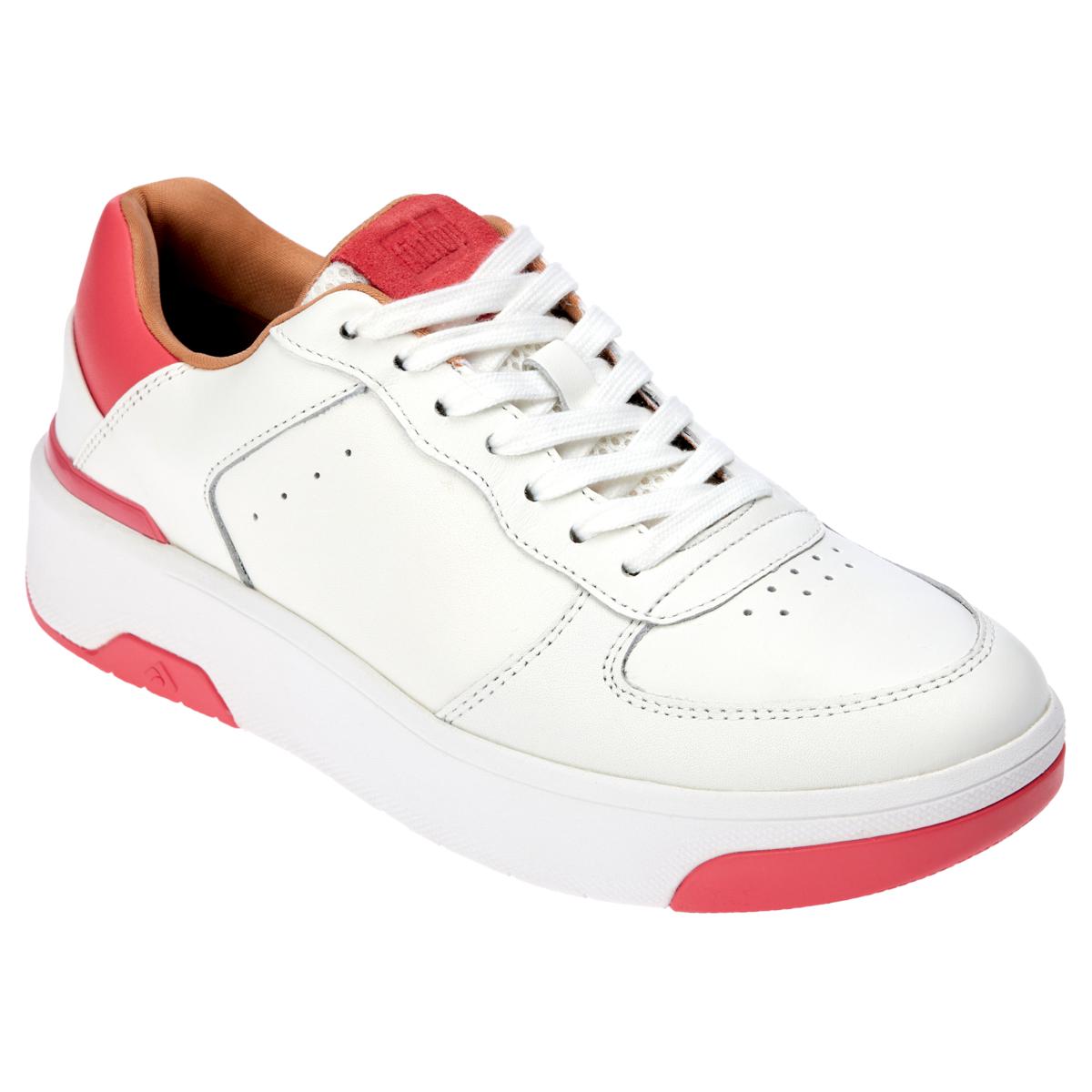 FitFlop Rally Evo Leather/Suede/Mesh Knit Sneaker | HSN