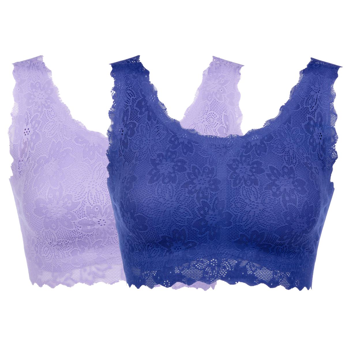 Rhonda Shear 2-pack Lace Body Bra | HSN
