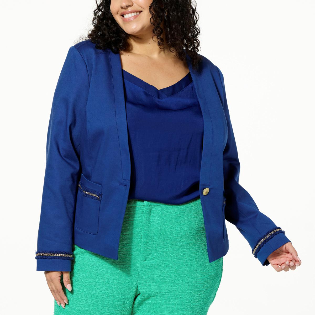 G by Giuliana Black Label Embellished Blazer | HSN