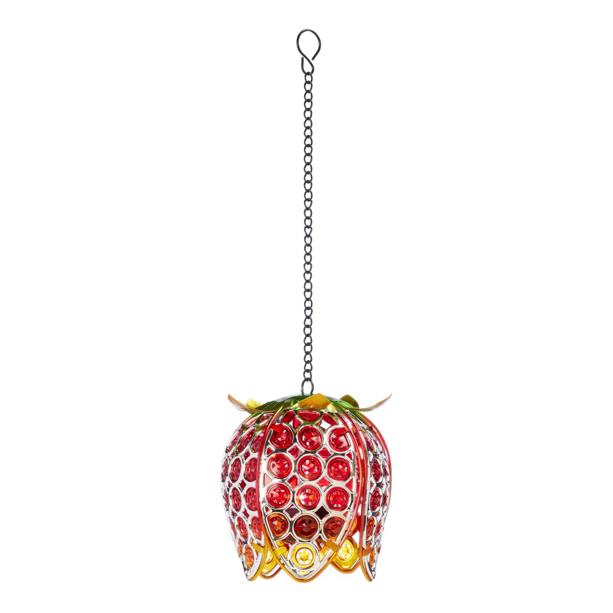 Plow & Hearth 3-in-1 LED Solar Jeweled Tulip Lantern - 22127303 | HSN