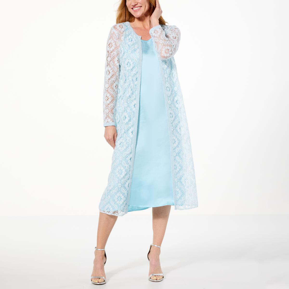 Curations x Debbie Denmon Duster Dress Set - 22252258 | HSN