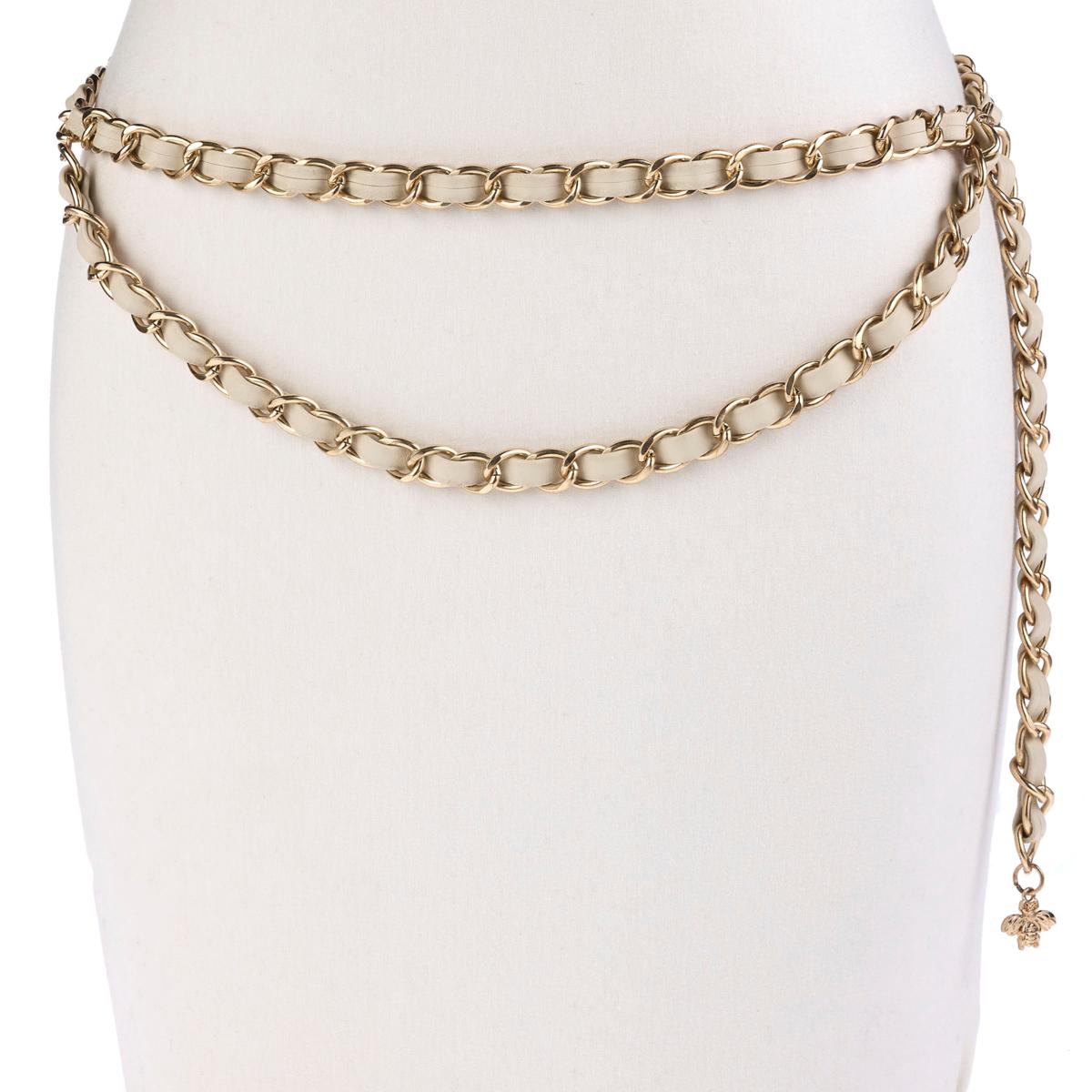 Antthony Faux Leather Interlaced Chain Wrap Belt - 22341695 | HSN