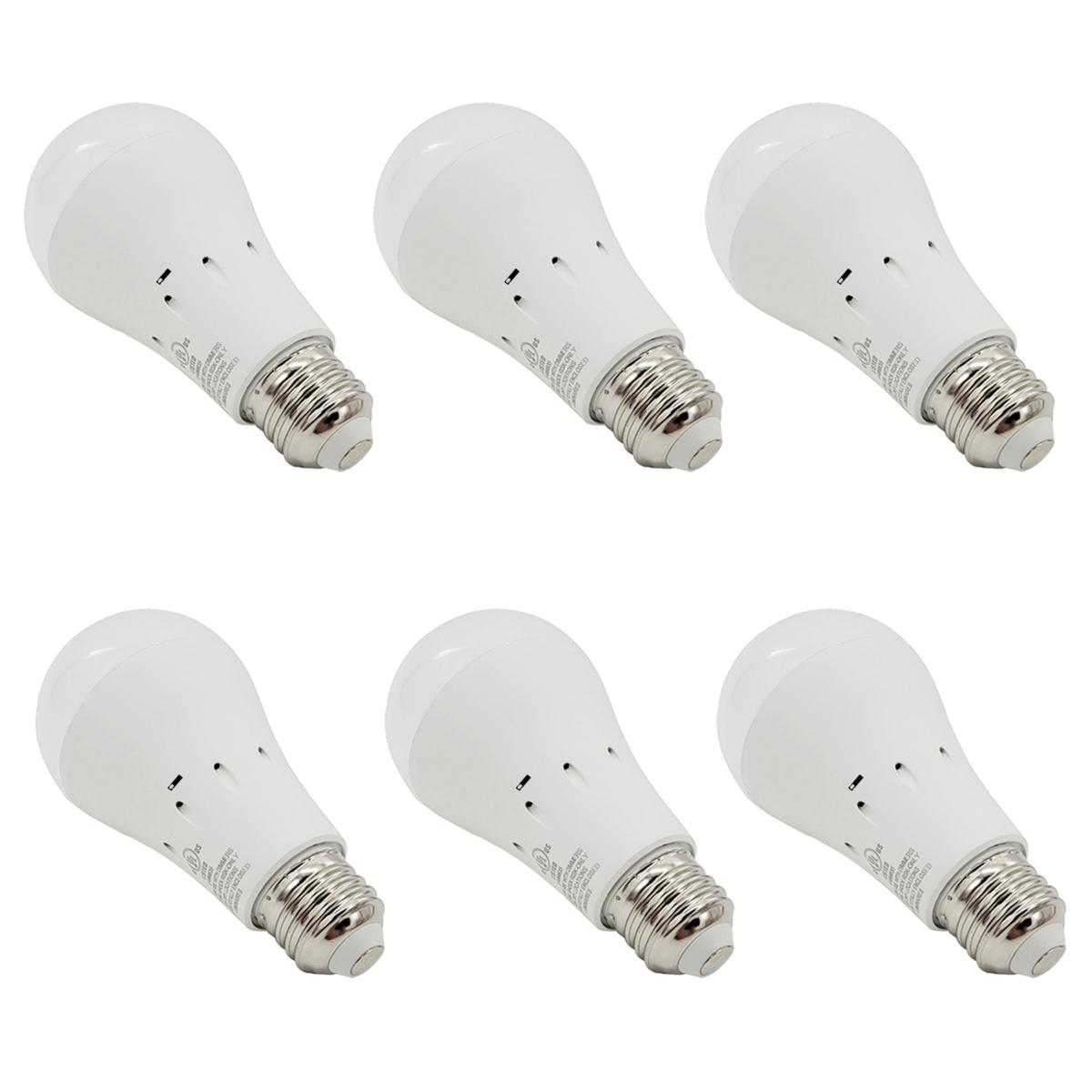 Living Glow 6-pack Multi-Socket Rechargeable LED Bulbs | HSN