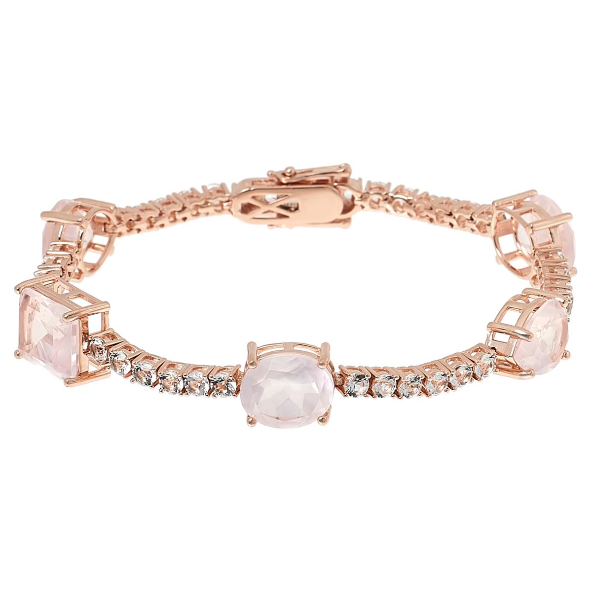 "As Is" Colleen Lopez Multi-Shape Gemstone Line Bracelet - 22440488 | HSN