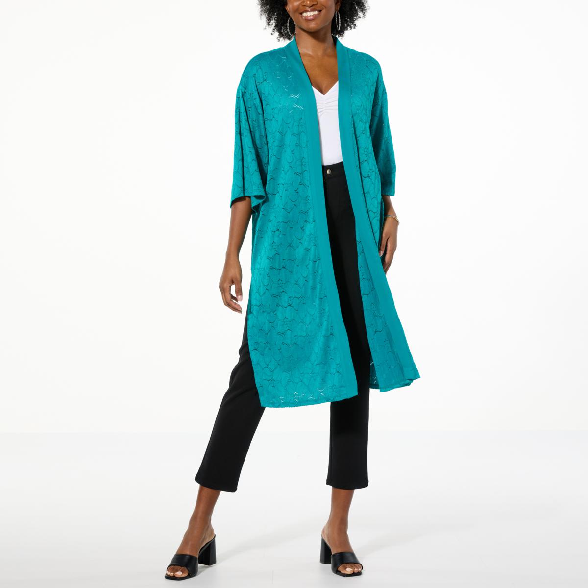 C Wonder Knit Lace Topper | HSN