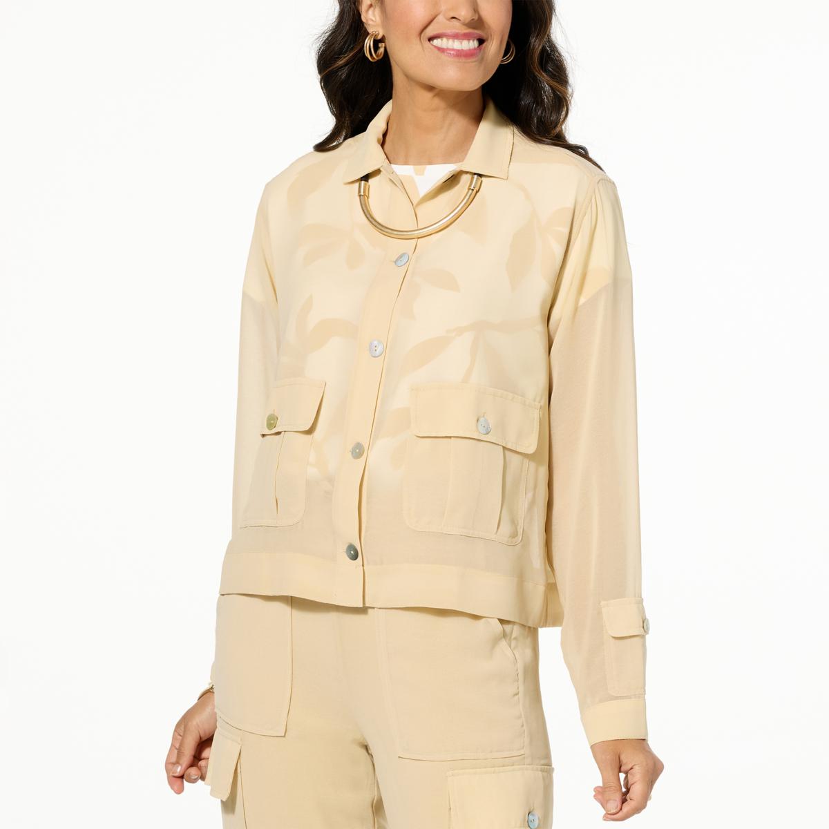WynneLayers Chiffon Jacket - 22618234 | HSN