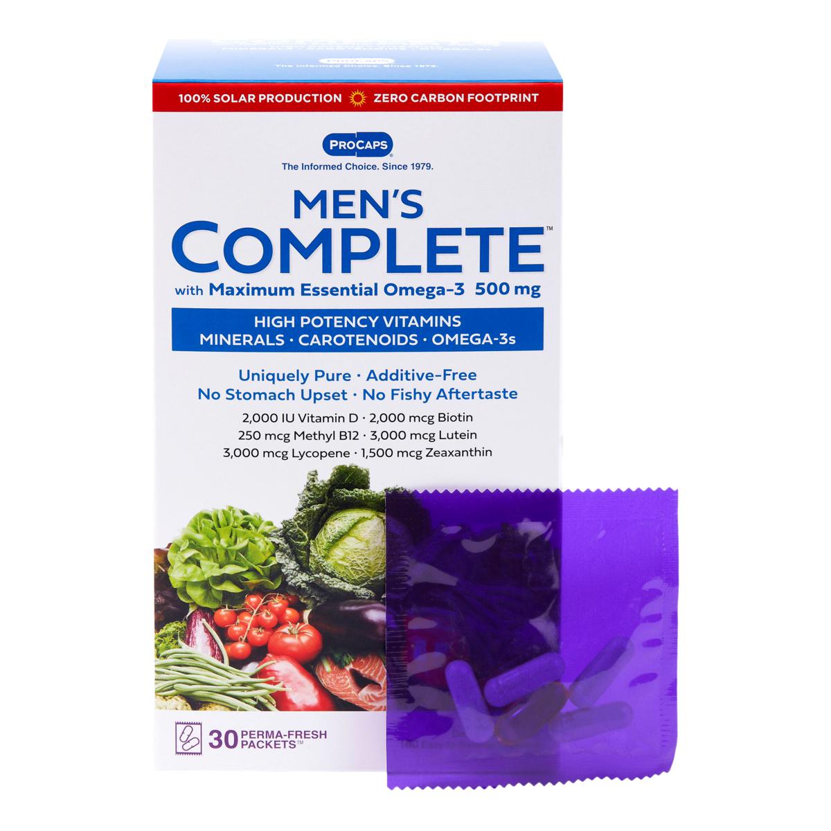 Andrew Lessman Men's Complete with Maximum Essential Omega-3 - 30 ...