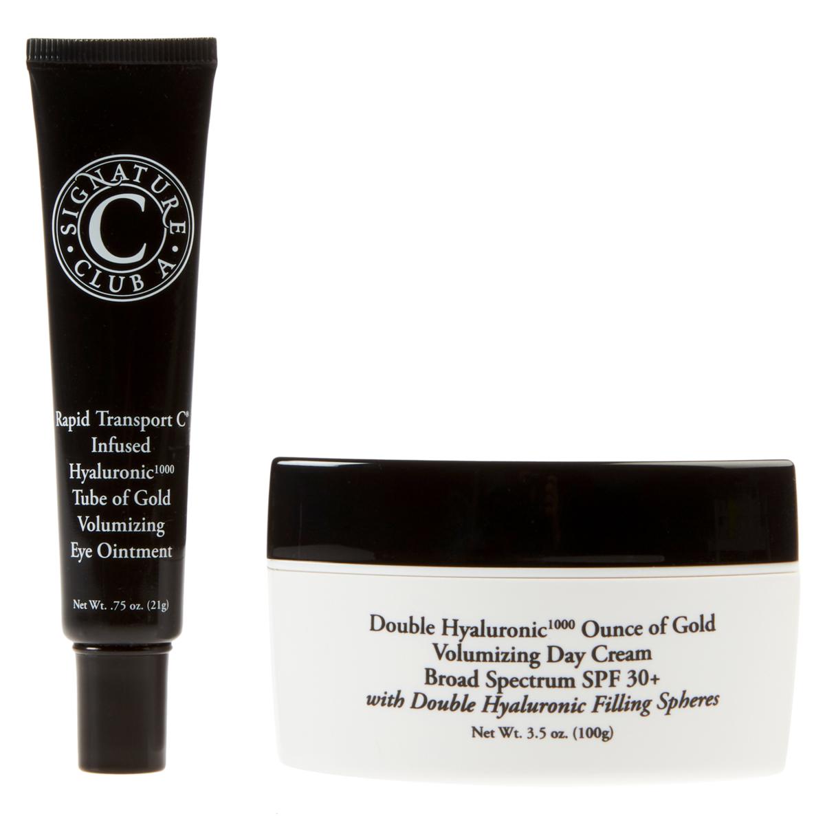 Signature Club A RTC-Infused Hyaluronic Acid 2pc Set for Face & Eyes | HSN