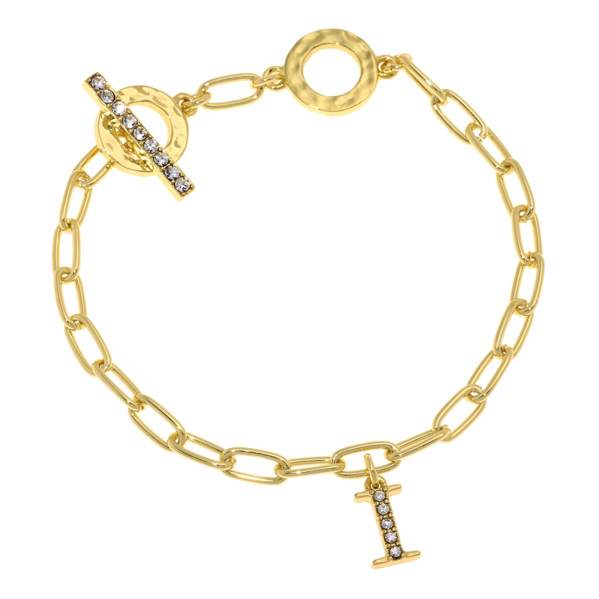Heidi Daus Initial Offering Pavé Crystal Toggle Bracelet | HSN