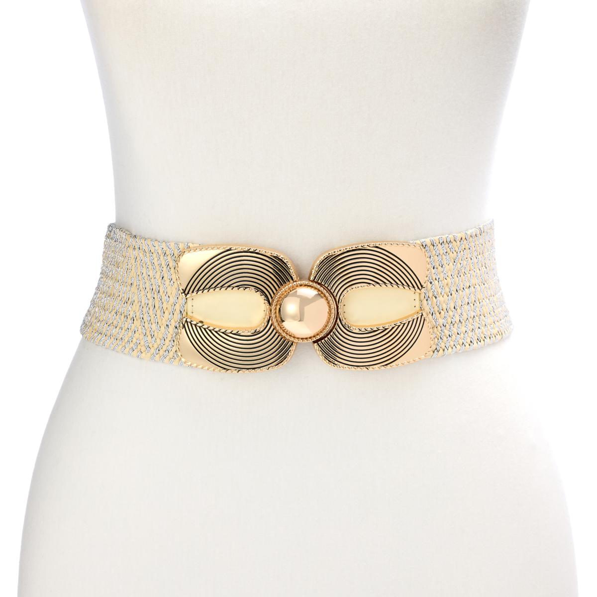 Antthony Circular Interlock Woven Stretch Belt - 22958679 | HSN