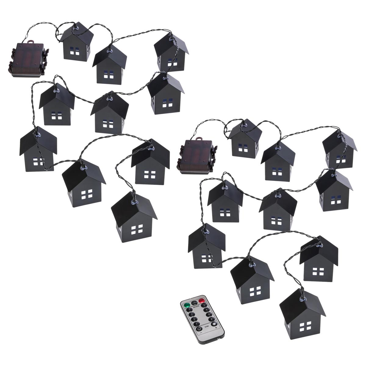 Emryn House LED Metal House Lantern String Lights 2pk - 22985438 | HSN