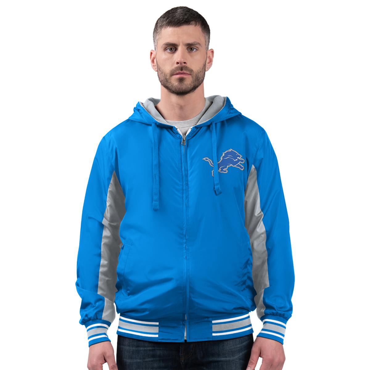 Officially Licensed NFL Commemorative Hooded Jacket - Vikings - Lions ...