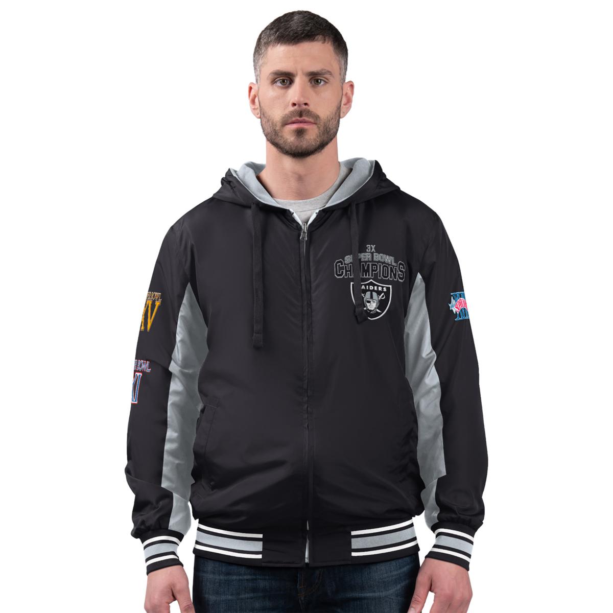 Officially Licensed NFL Commemorative Hooded Jacket - Raiders | HSN